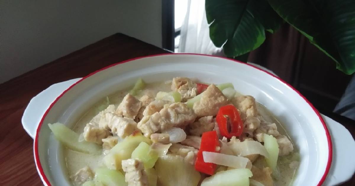 Resep Sayur Lodeh Labu Siam Tahu Tempe (Bumbu Iris) oleh Mamah Aura ...