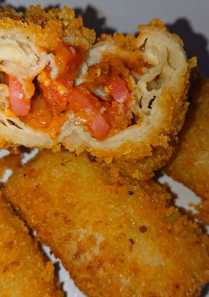 Resep Risoles isi saos bolognese homemade oleh Dewi Umma Zahra - Cookpad