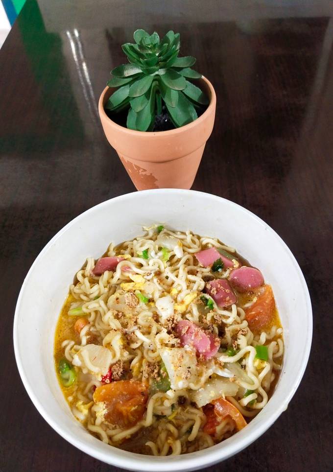 Resep Mie Rebus Sayur Minyak Wijen oleh Peggy Gilma - Cookpad