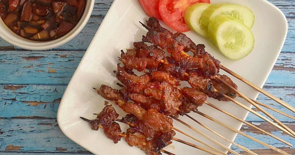 Resep sate sapi bumbu kecap khas purwakarta rumahan enak dan mudah ...