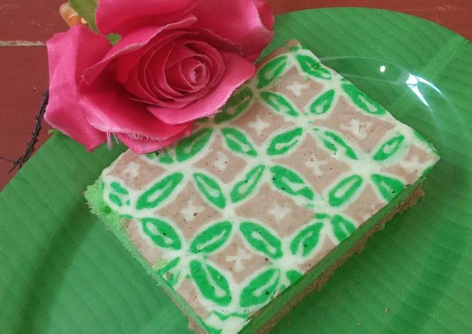 Resep Coklat pandan batik cake oleh Mala`s Kitchen - Cookpad