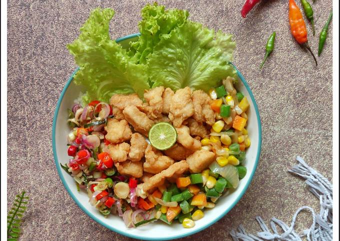 Resep Rice Bowl Ayam Sambal Matah oleh Veni KM - Cookpad