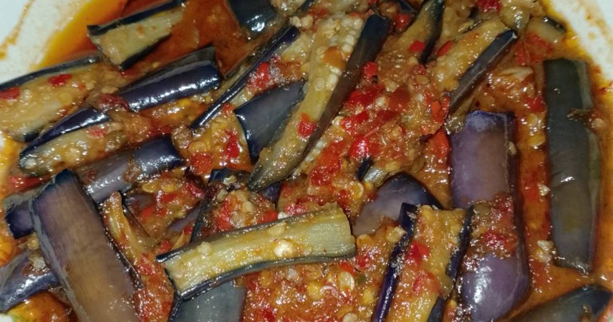 Resep Sambel terong ungu simple oleh Ibuknya Fadhil💜 - Cookpad