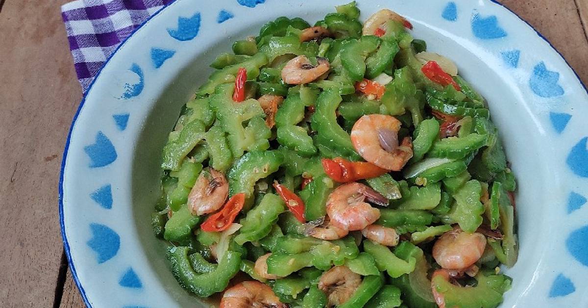 Resep Tumis Pare Udang oleh SiRa_UmmuTsa - Cookpad