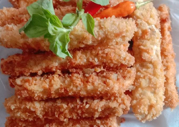 Resep Stik tempe crispy mudah oleh Arulloerl - Cookpad