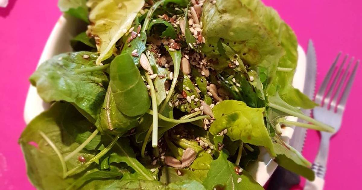 Ensalada de berros y lechuga - 61 recetas caseras- Cookpad