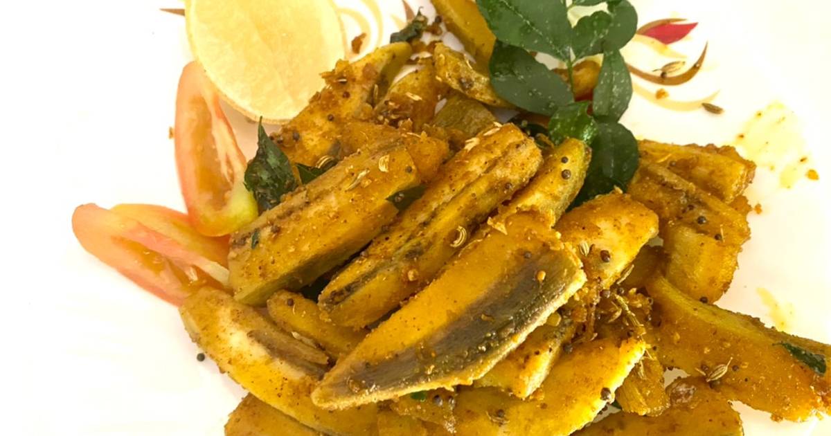 Chettinad valakkai Fry Recipe by Nalamisha - Cookpad