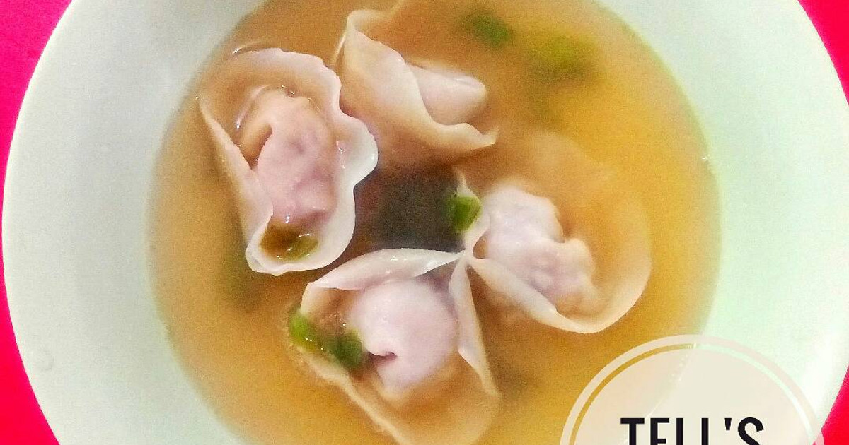 Resep Simple Wonton Soup (Sup Pangsit Simple) oleh Alstella Tan - Cookpad