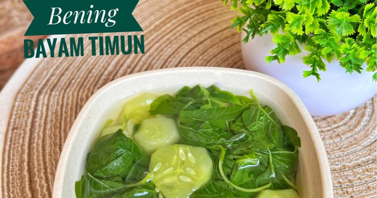 257 resep sayur timun kuah bening enak dan mudah - Cookpad