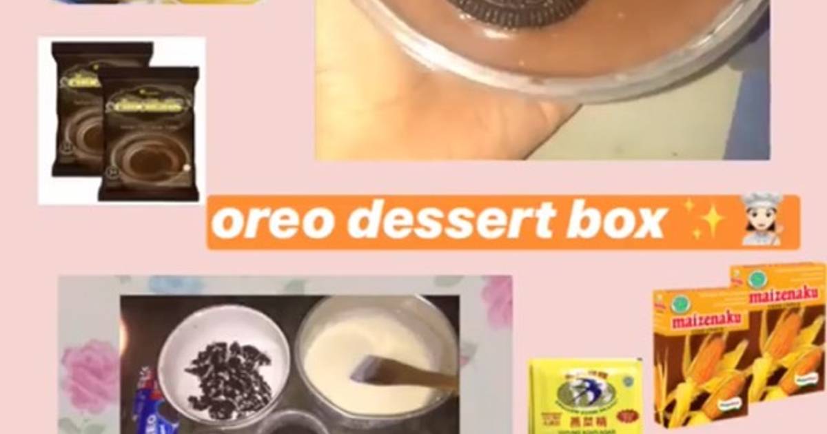 Resep Oreo dessert box. no kukus no oven oleh Cornelia Bunga - Cookpad