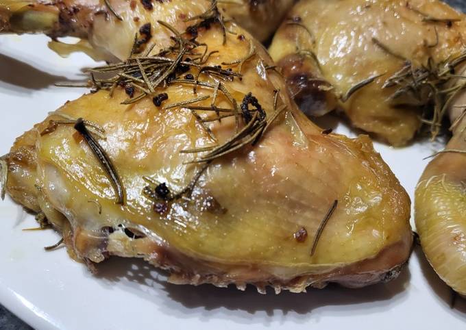 Pollo al romero Receta de Karen Zubiaurre- Cookpad