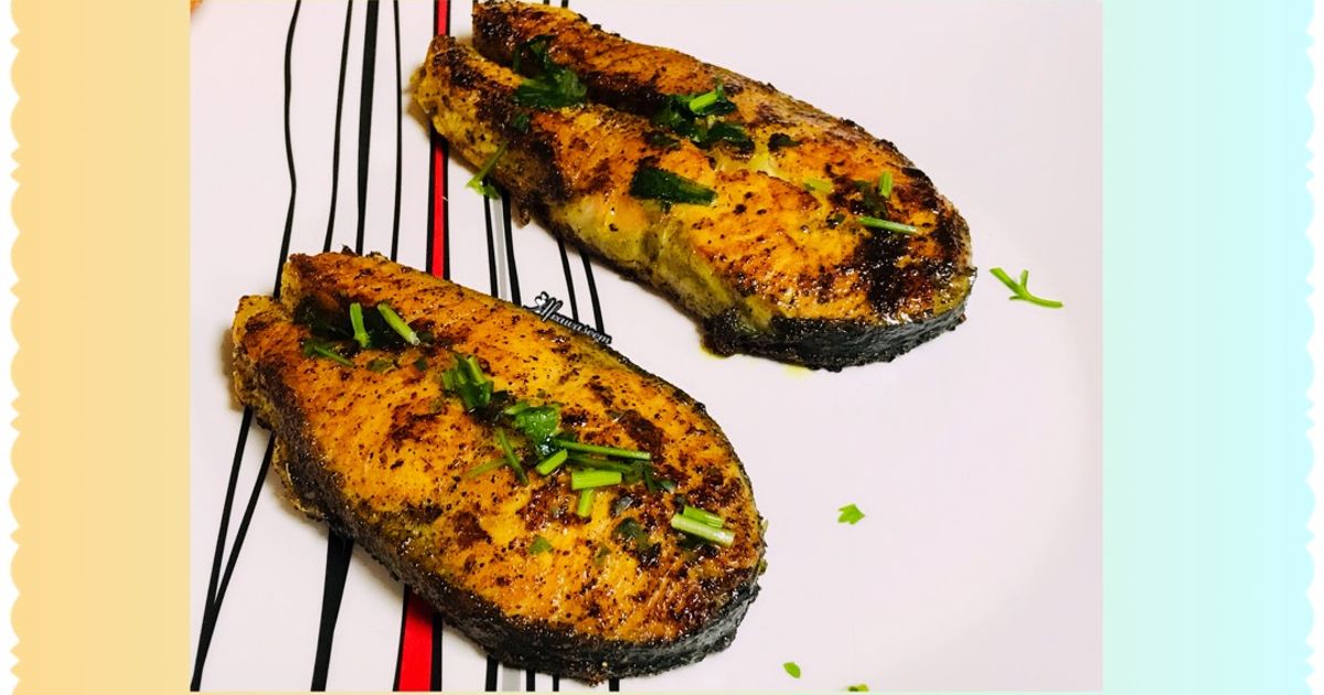 Pepper Salmon Fish Recipe by DROOLSOME MORSEL BY AFREEN WASEEM - Cookpad