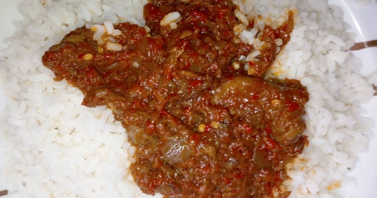 Shinkafa da miya girki daga Fatima Saadu - Cookpad