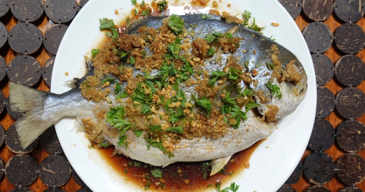 Ginger Soy Steamed Pompano Recipe By Homebasedchef