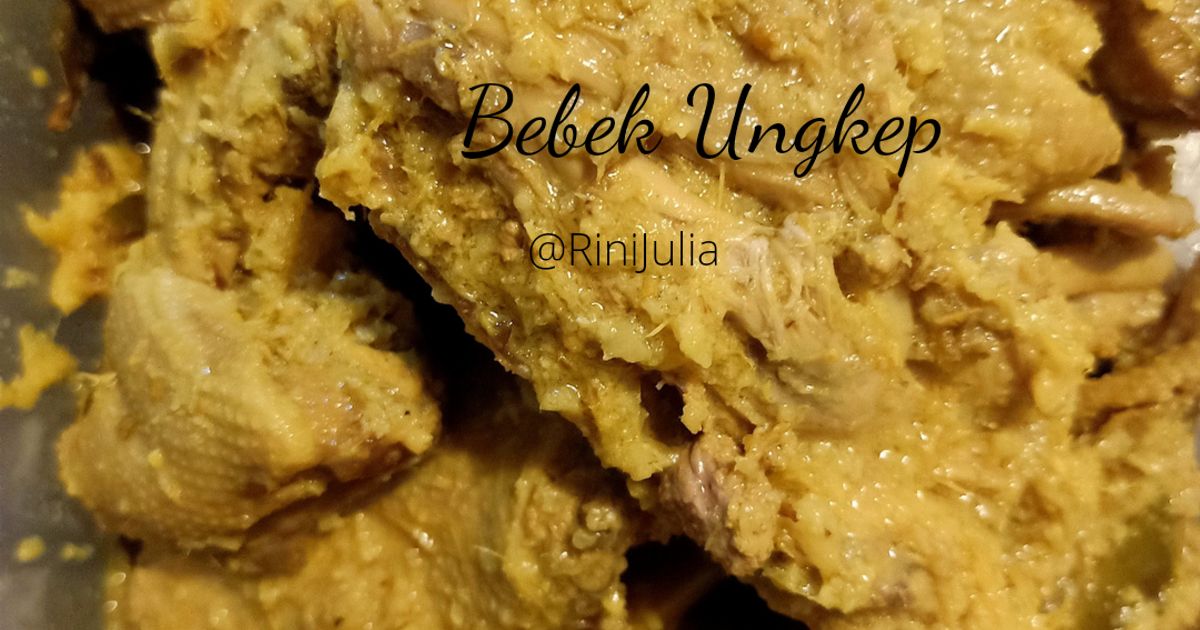 Resep Bebek Ungkep Siap Goreng oleh Rini Julia - Cookpad