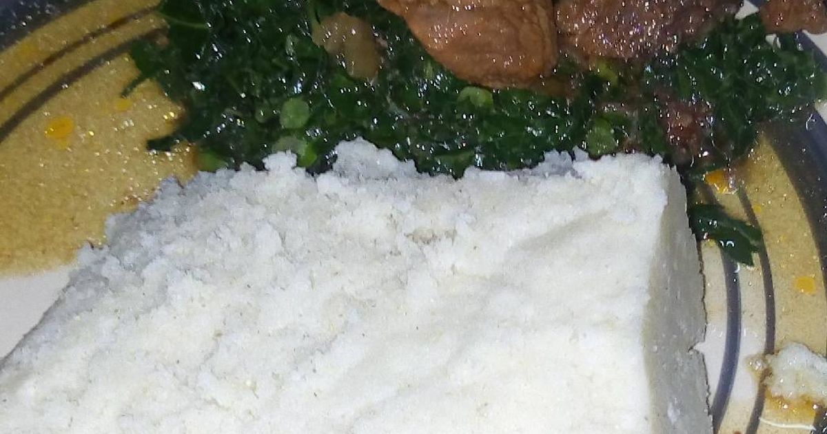 Ugali Beef With Spinach Recipe by miriam - Cookpad