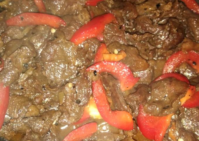 Resep Black paper beff oleh Riezkamalca - Cookpad