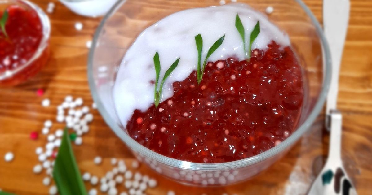 Resep Bubur Sagu Mutiara Merah Putih oleh Cicilia Yustina Salamony ...