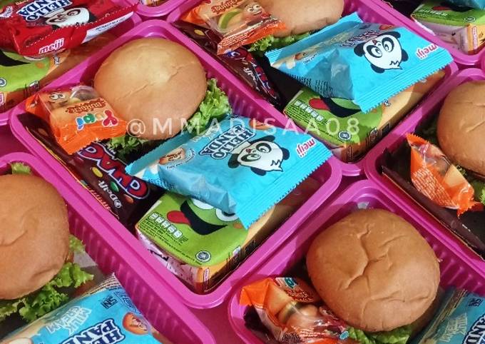 Resep Bekal Anak Burger Mini oleh Dapur AmmaDisaa - Cookpad