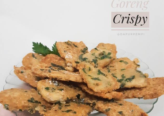 Resep Tempe Goreng Crispy oleh dapurpempi - Cookpad