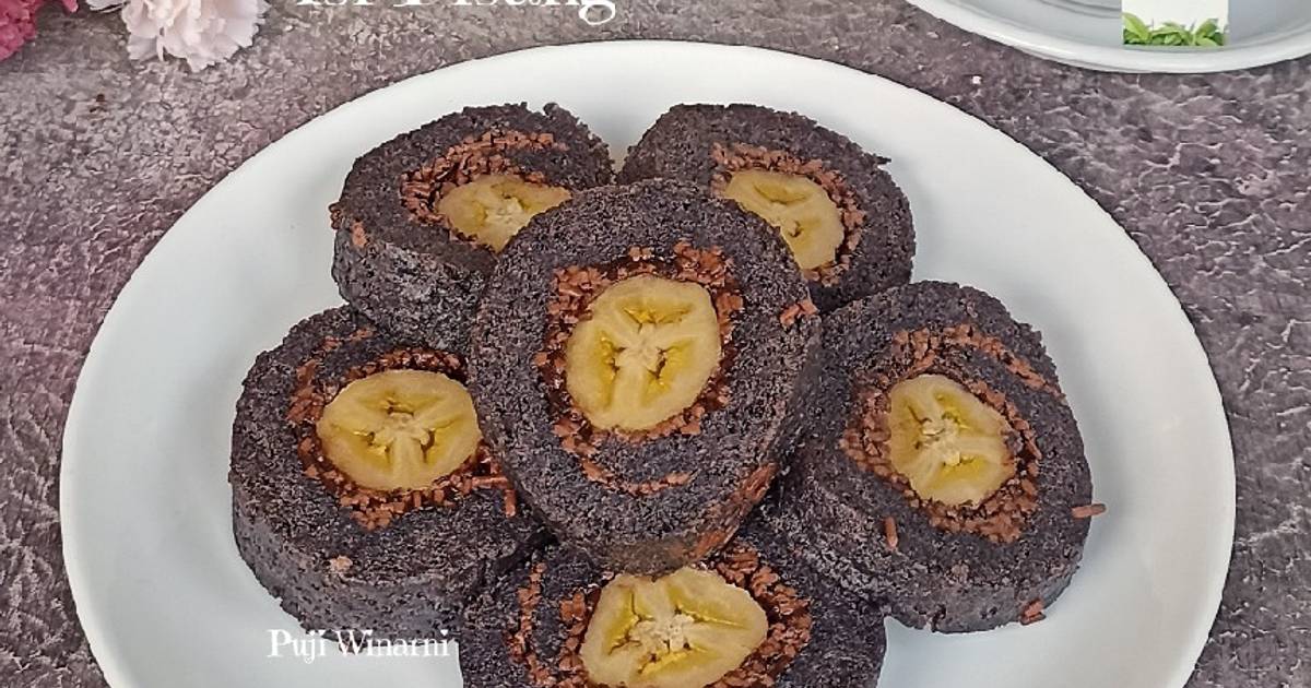 Resep Brownies kukus ketan isi pisang oleh Puji Winarni - Cookpad
