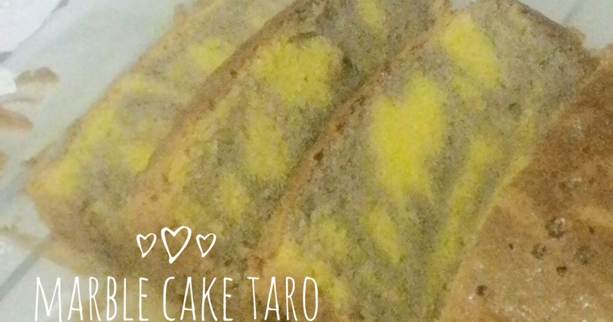 Resep Taro Marble Cake oleh Lusy Siswati - Cookpad