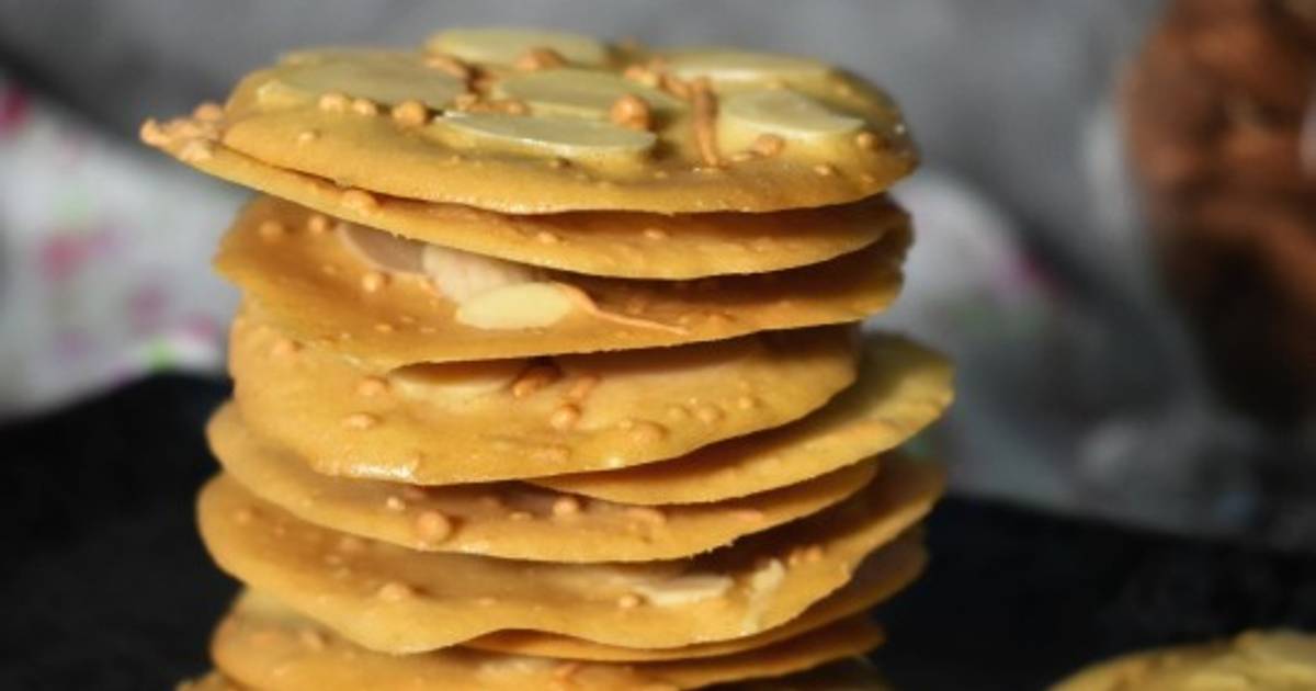 Resipi Crispy Almond Cheese TUILES#maratonraya#kudapan#minggu4 oleh ...