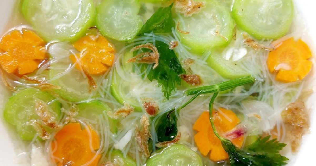 Resep sup oyong rumahan enak dan mudah - Cookpad