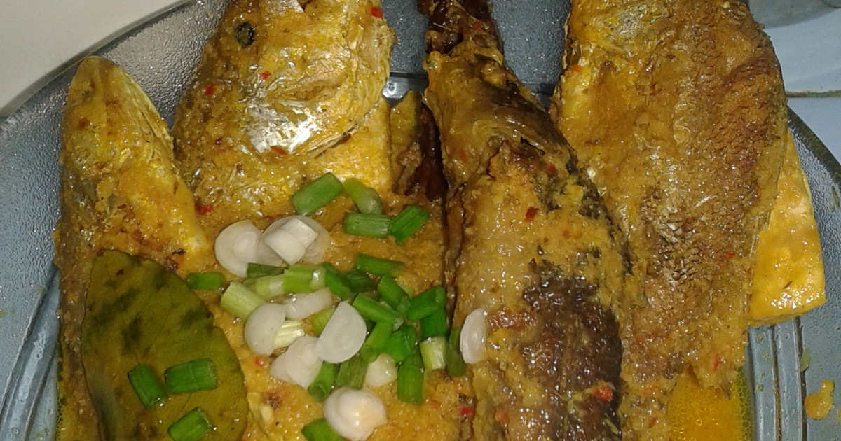 Resep 🐟Mangut Ikan Laut Goreng+Ikan Togek Panggang (Asap) Dan Tahu🐟 ...