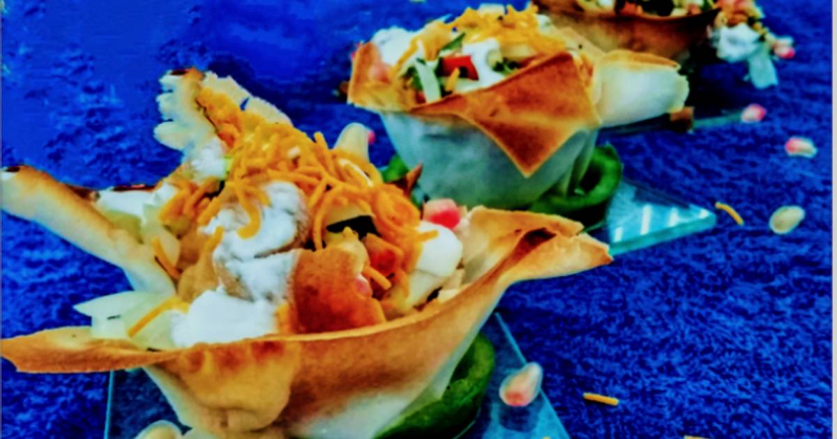 Baked katori chat Recipe by Raghini Phad - Cookpad