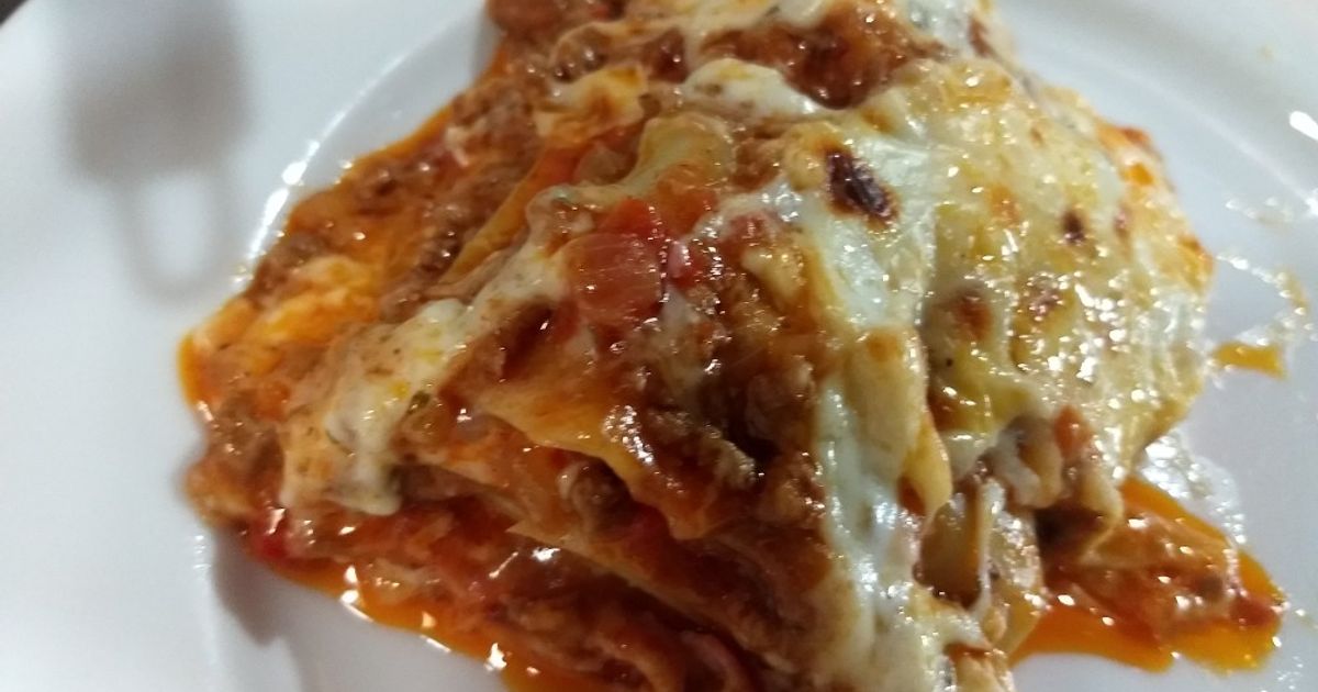 Masa de lasagña facil - 19 recetas caseras- Cookpad