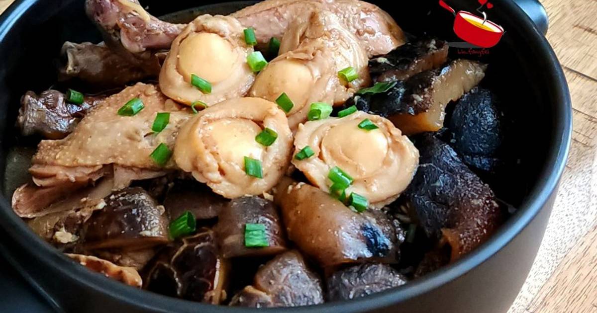 Resep Braised Chicken with Sea Cucumber & Abalone oleh Lin_Fangfei ...