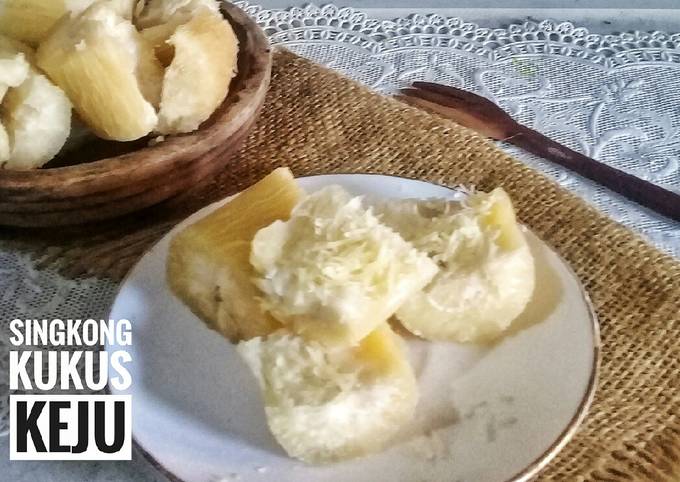 Resep Singkong Kukus Keju oleh farida Sulthan 🇮🇩 (IG. Malika02782) - Cookpad