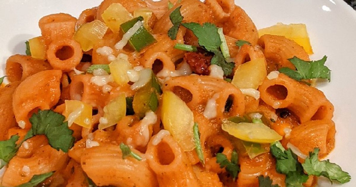 Red Sauce Macaroni Pasta Recipe by Kavita Ns - Cookpad