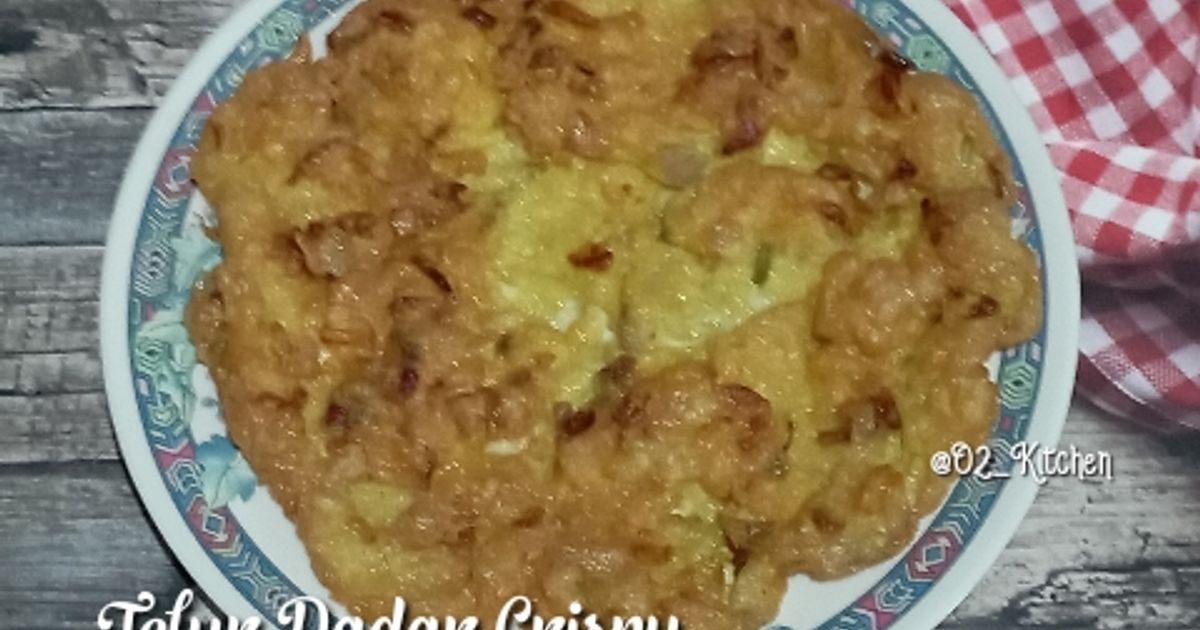 Resep #730 Telur Dadar Crispy oleh Ratih Anita Dewi - Cookpad
