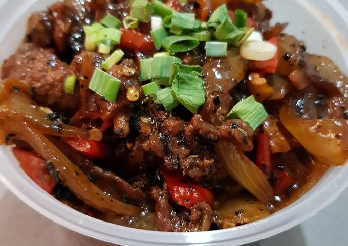 Resep Daging Sapi Lada Hitam oleh rani hidayat - Cookpad