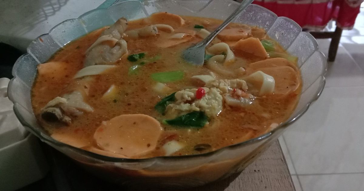 Resep seblak isi komplit rumahan enak dan mudah - Cookpad