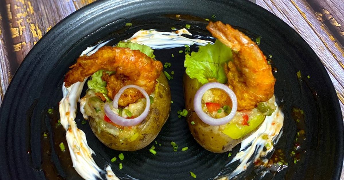 Skinless Baked Potato Home Recipes - Cookpad