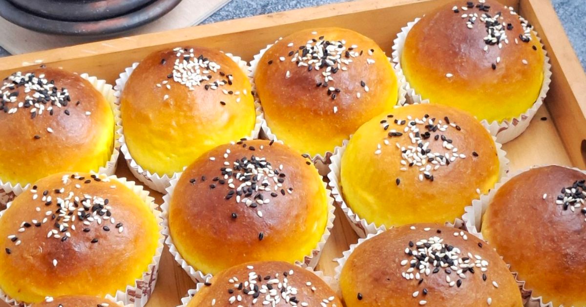 Resep 558. Roti Labu oleh elvira Agustina - Cookpad