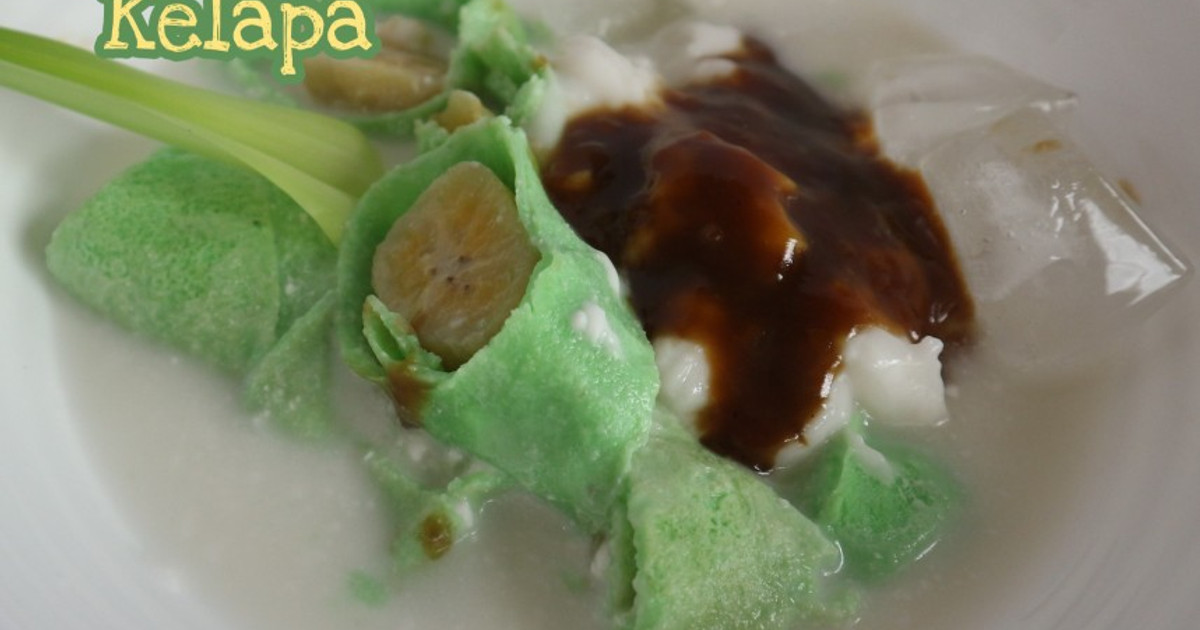 Resep Es Pisang Ijo Tepung Kelapa Saus Caramel oleh Bela Septiani - Cookpad
