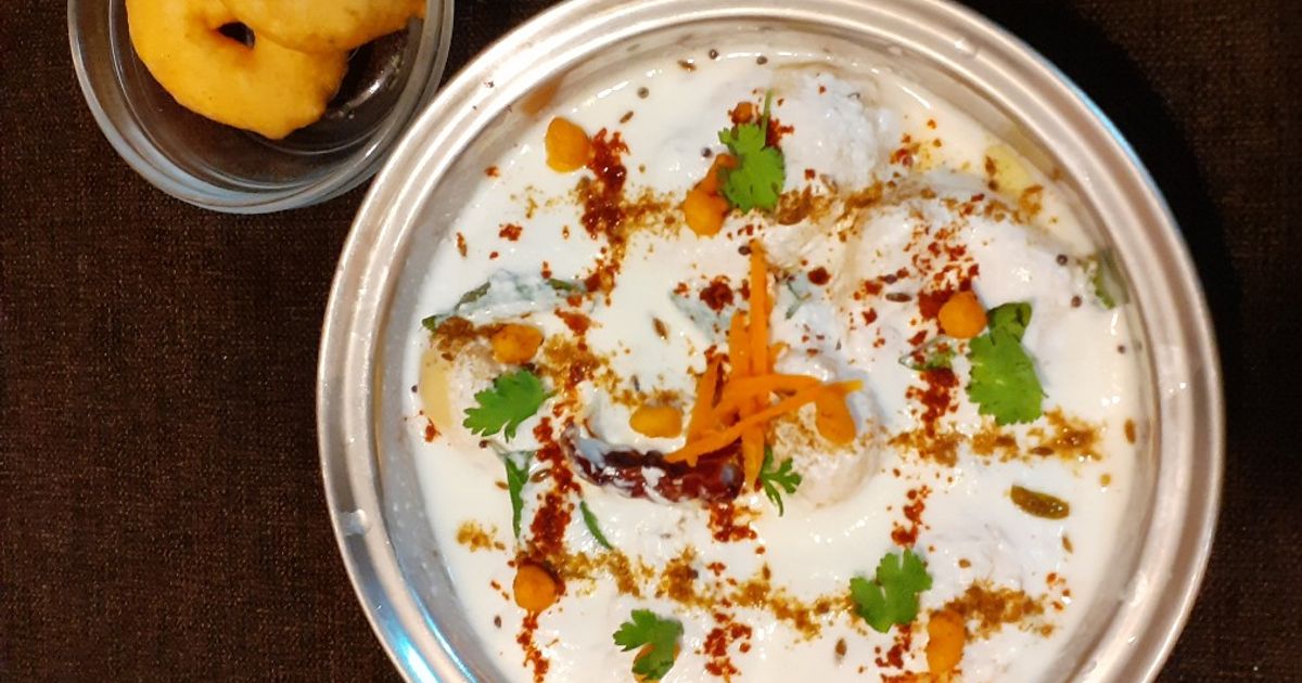 Thayir Vadai (Curd Vada) Recipe by Jasmin Motta _ #BeingMotta - Cookpad
