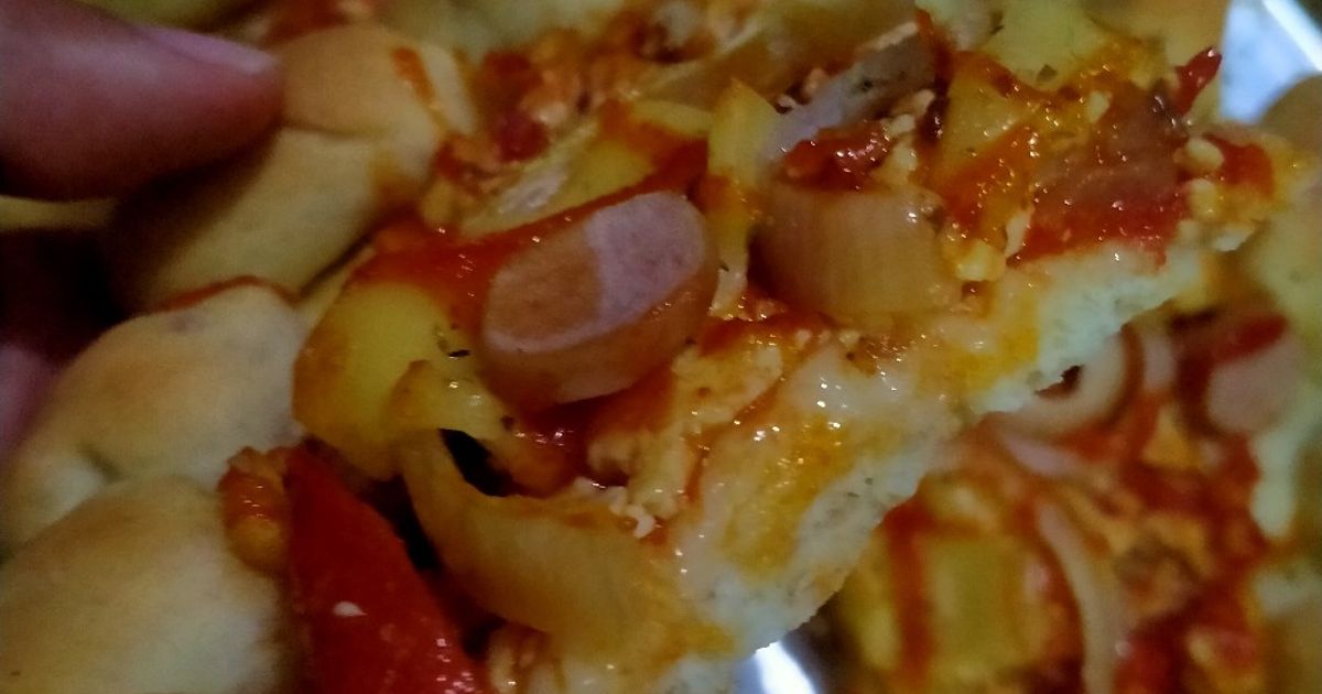 Resep Pizza Tahu Sosis oleh Dapur Maya - Cookpad