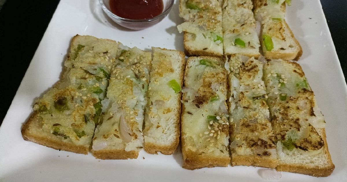 Semolina Toast Recipe by Divya Agrawal - Cookpad