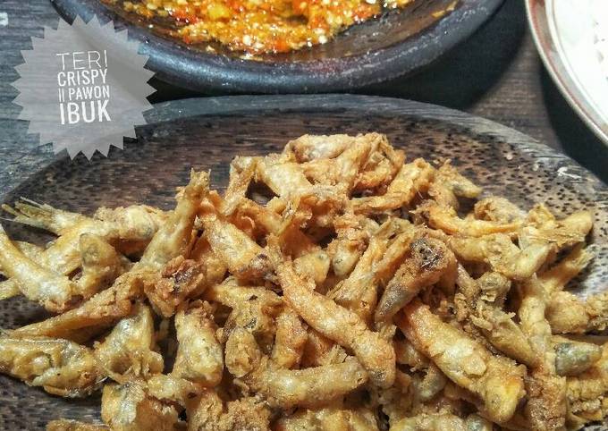 Resep Teri crispy #pr_wantuteri oleh Pawon Ibuk - Cookpad