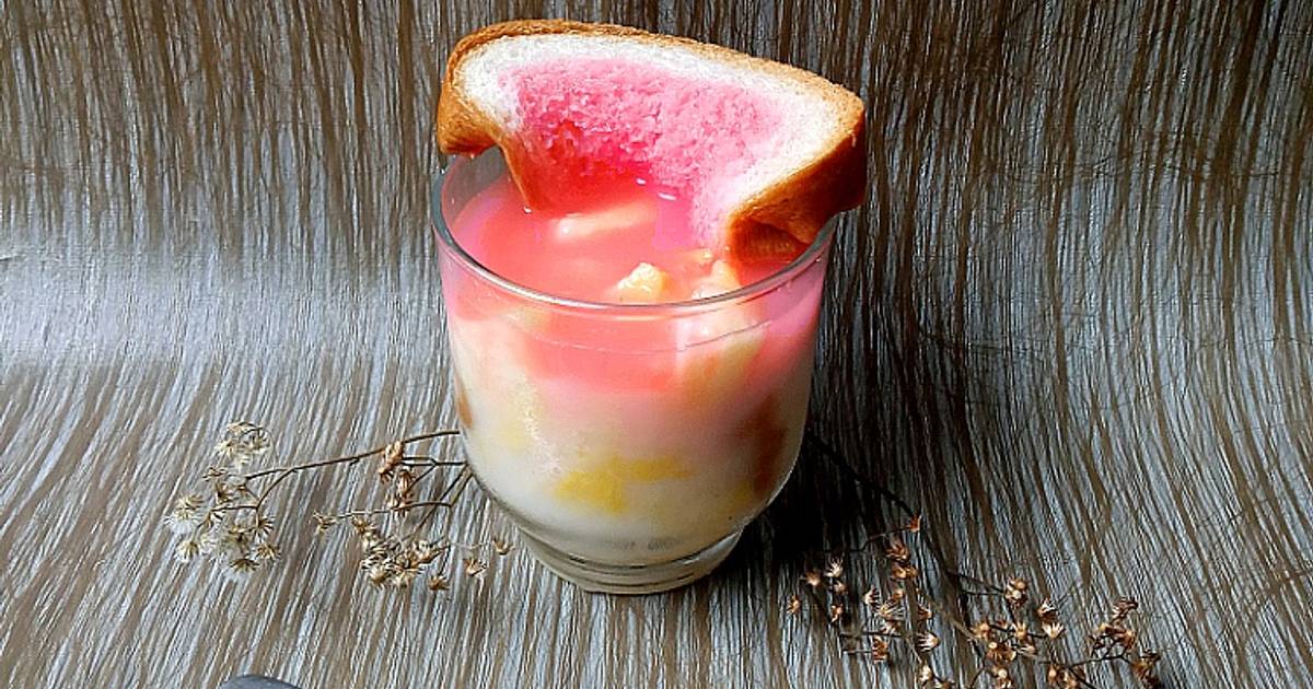 Resep Es Roti Susu Sirup Tape (Simple) oleh Alya Nurfitri🍳 - Cookpad