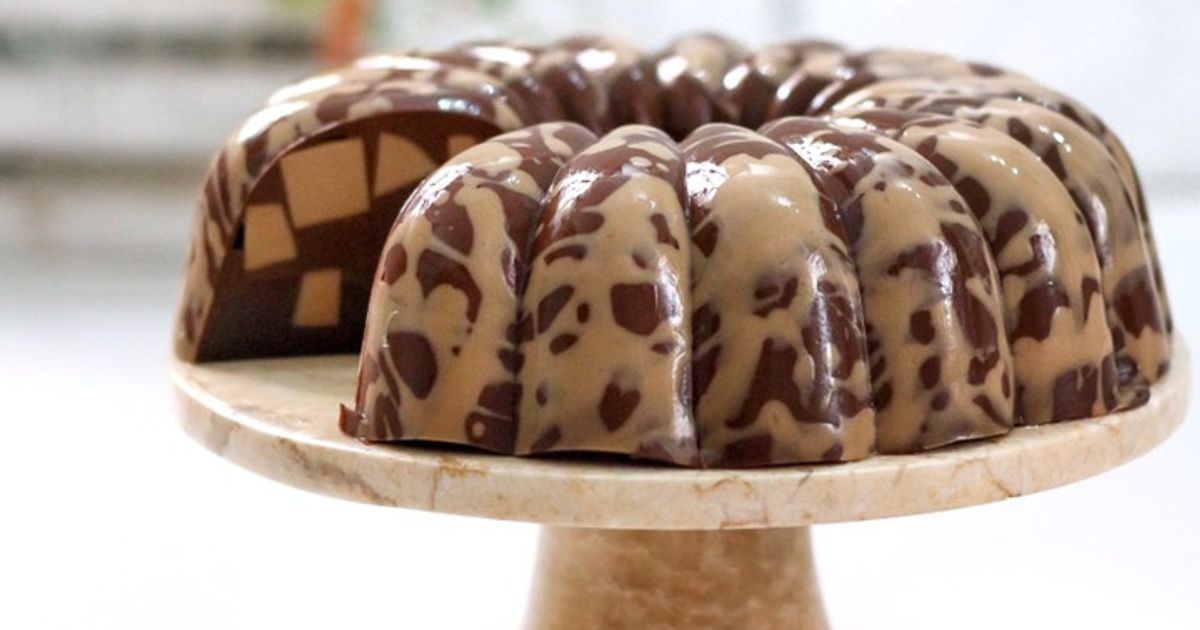 Resep puding cokelat marmer rumahan enak dan mudah - Cookpad