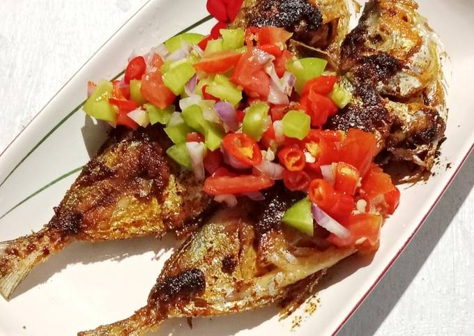 Resep Ikan Kembung Bakar Sambal Dabu Oleh Ayunabillarumaropen Cookpad