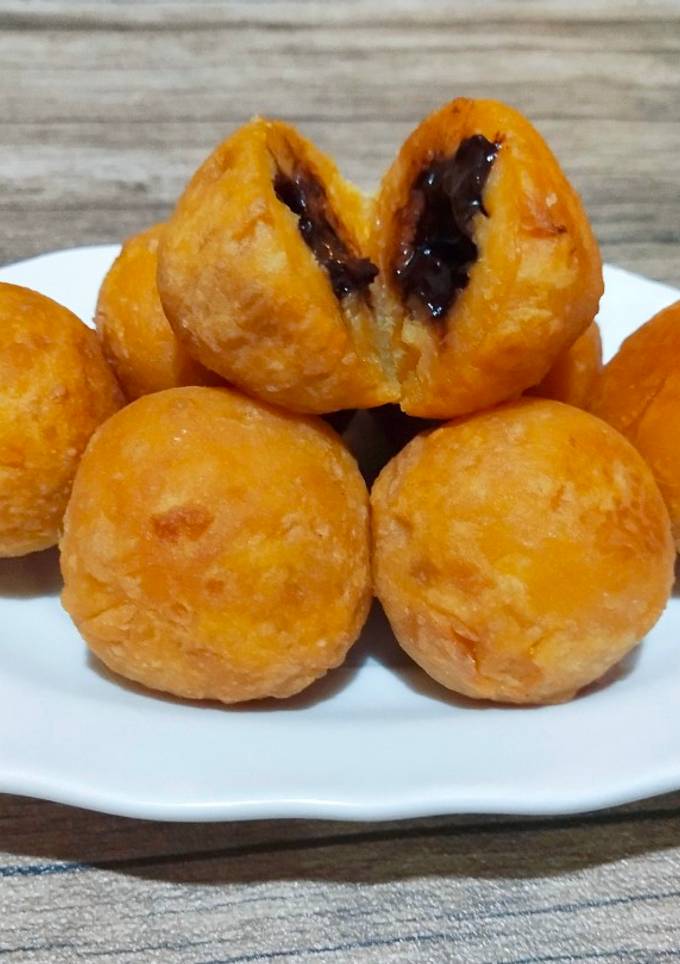 Resep Timus ubi kuning isi coklat oleh Shanty Yuniar - Cookpad