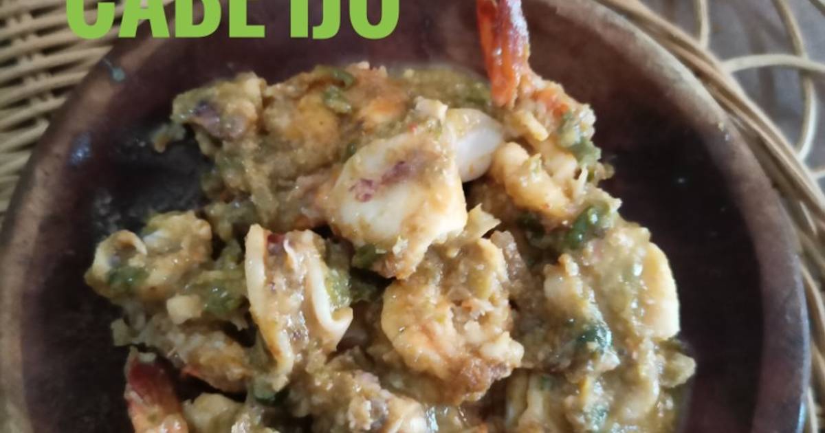Resep Sambal Cumi Udang Cabe Ijo oleh Mey's Cila - Cookpad Resep Sambal Cumi Udang Cabe Ijo oleh Mey's Cila - Cookpad