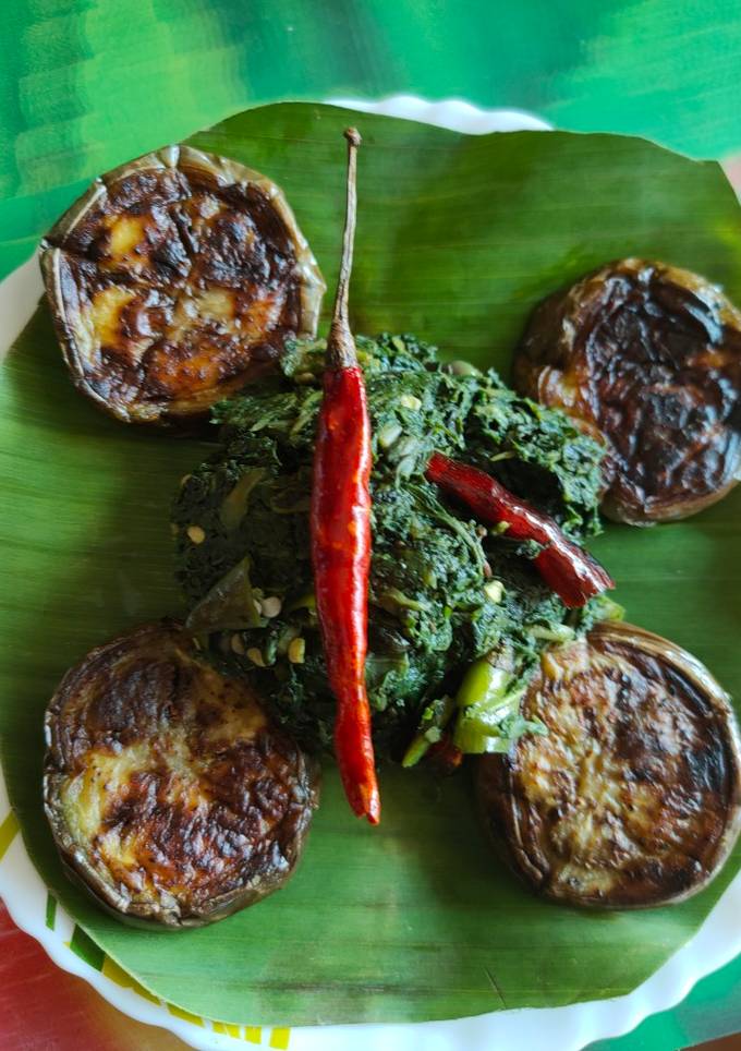 Sanchita Das(Titu) দ্বারা দুধ মান কচুপাতা শাক (Dudh man kochu pata ...